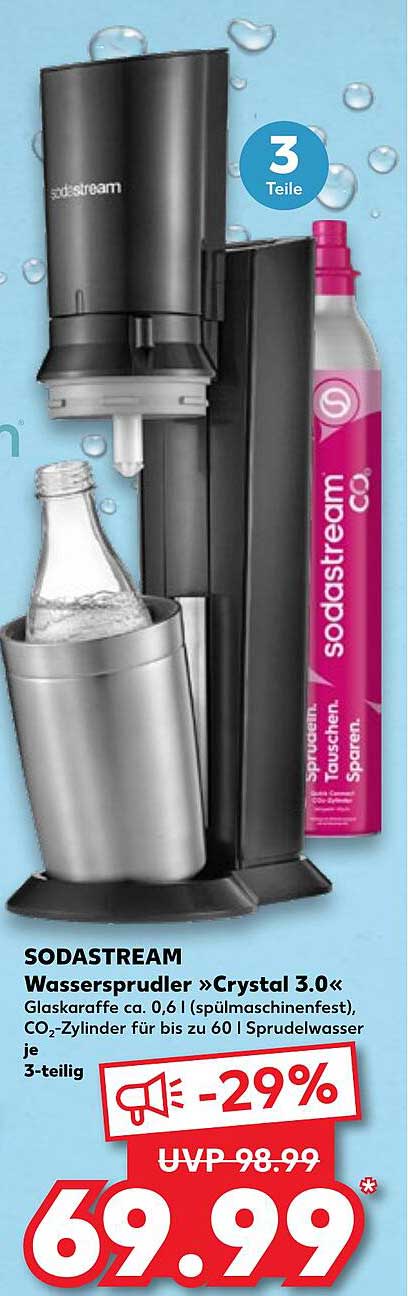 Sodastream Glaskaraffen Z. B. Für »Crystal«, Je Ca. 0,6 L ...