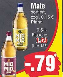 Mio Mio Mate Angebot bei Edeka - ProspektGuru.de