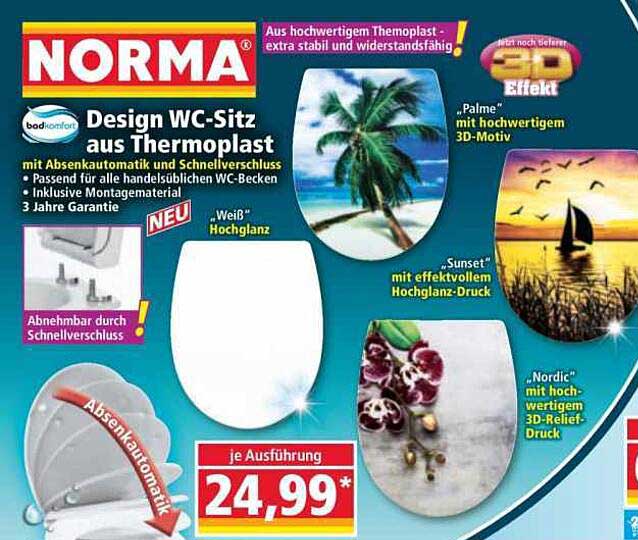 Verwunderlich Wc Sitz Norma Bilder