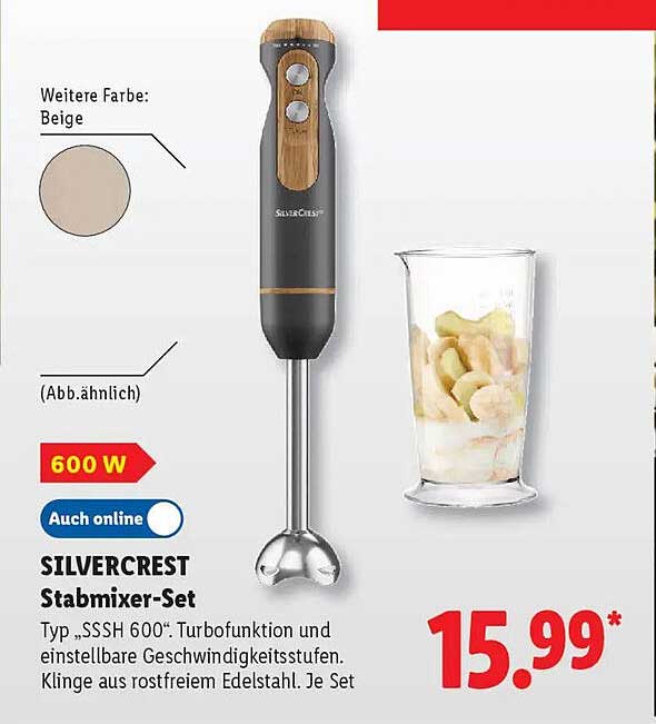 Silvercrest Stabmixer-Set Angebot bei Lidl - ProspektGuru.de