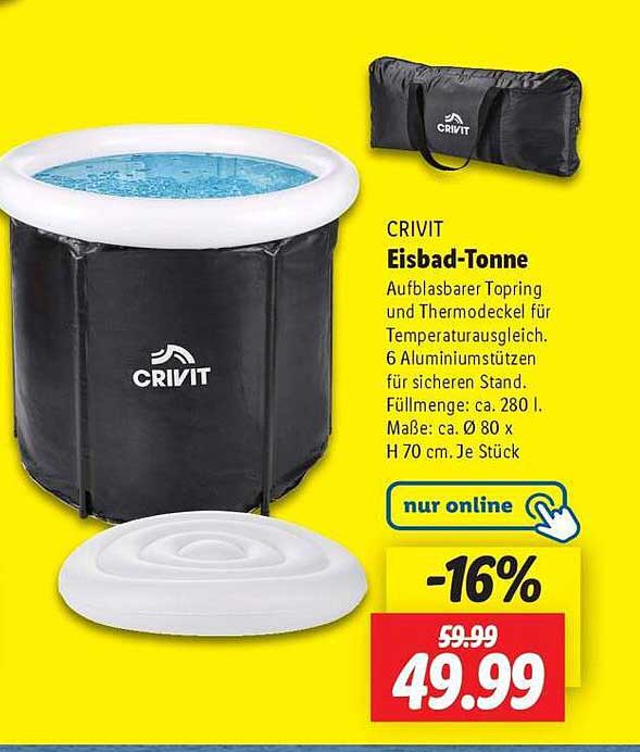 Crivit Eisbad-Tonne Angebot bei Lidl - ProspektGuru.de