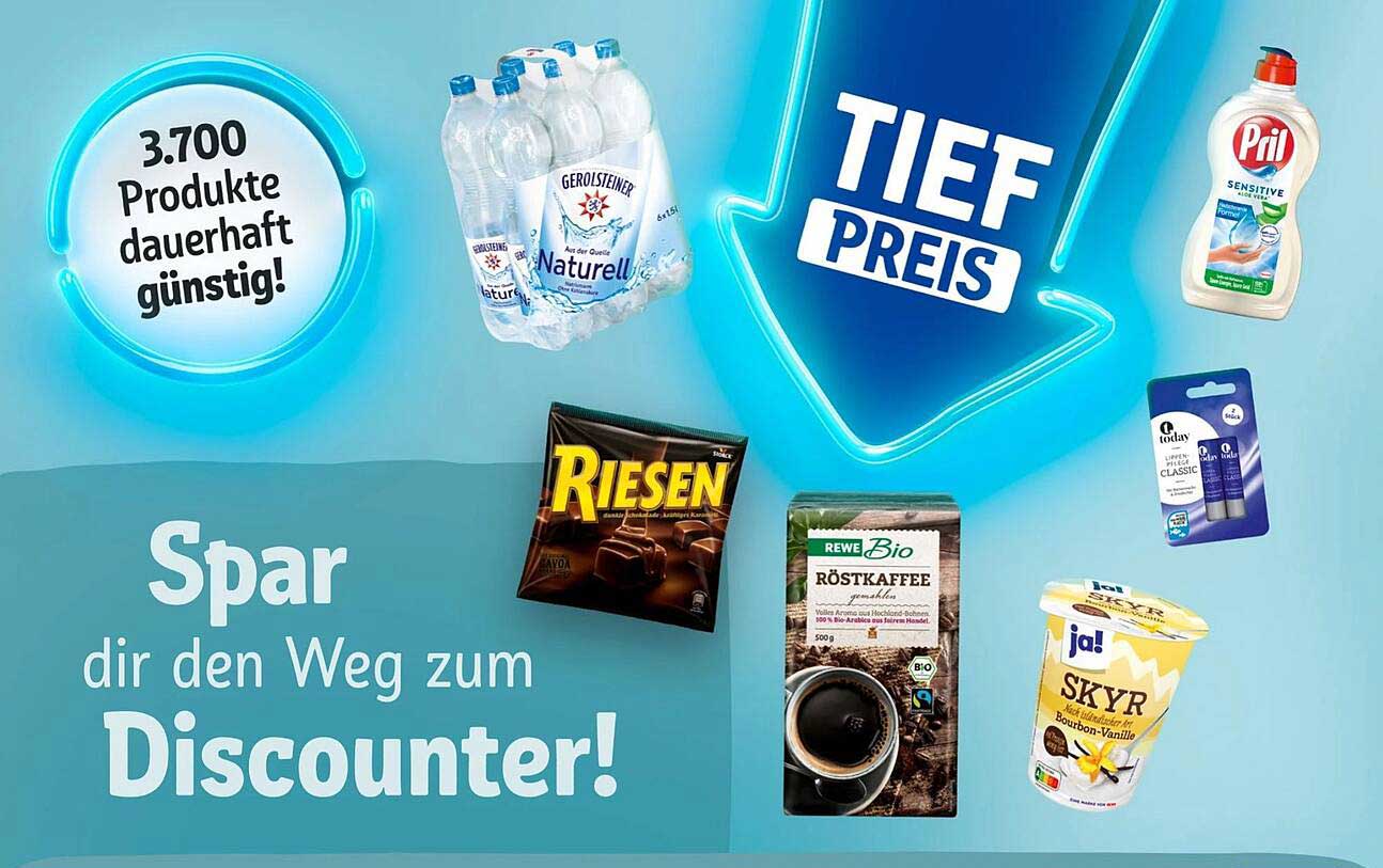 Gerolsteiner Naturell Riesen Rewe Bio Röstkaffee Ja! Skyr Bourbon ...