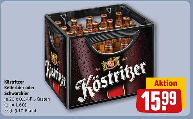 Köstritzer Kellerbier Oder Schwarzbier Angebot bei REWE Center ...
