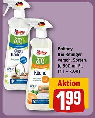 Poliboy Bio Reiniger Angebot bei REWE Center