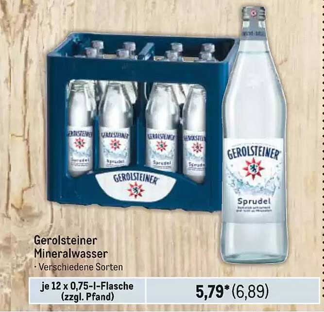 Gerolsteiner Sprudel Angebot bei METRO