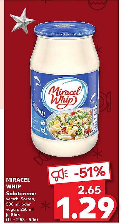 Schne Miracel Whip Angebot Ebenbild