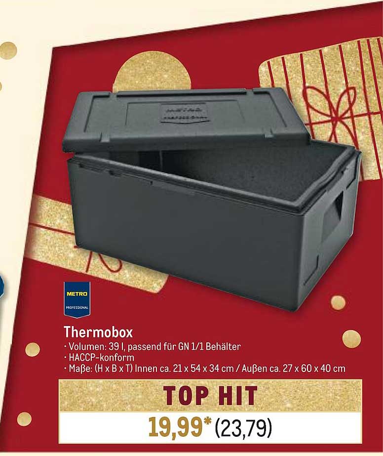 Thermobox Angebot bei METRO - ProspektGuru.de