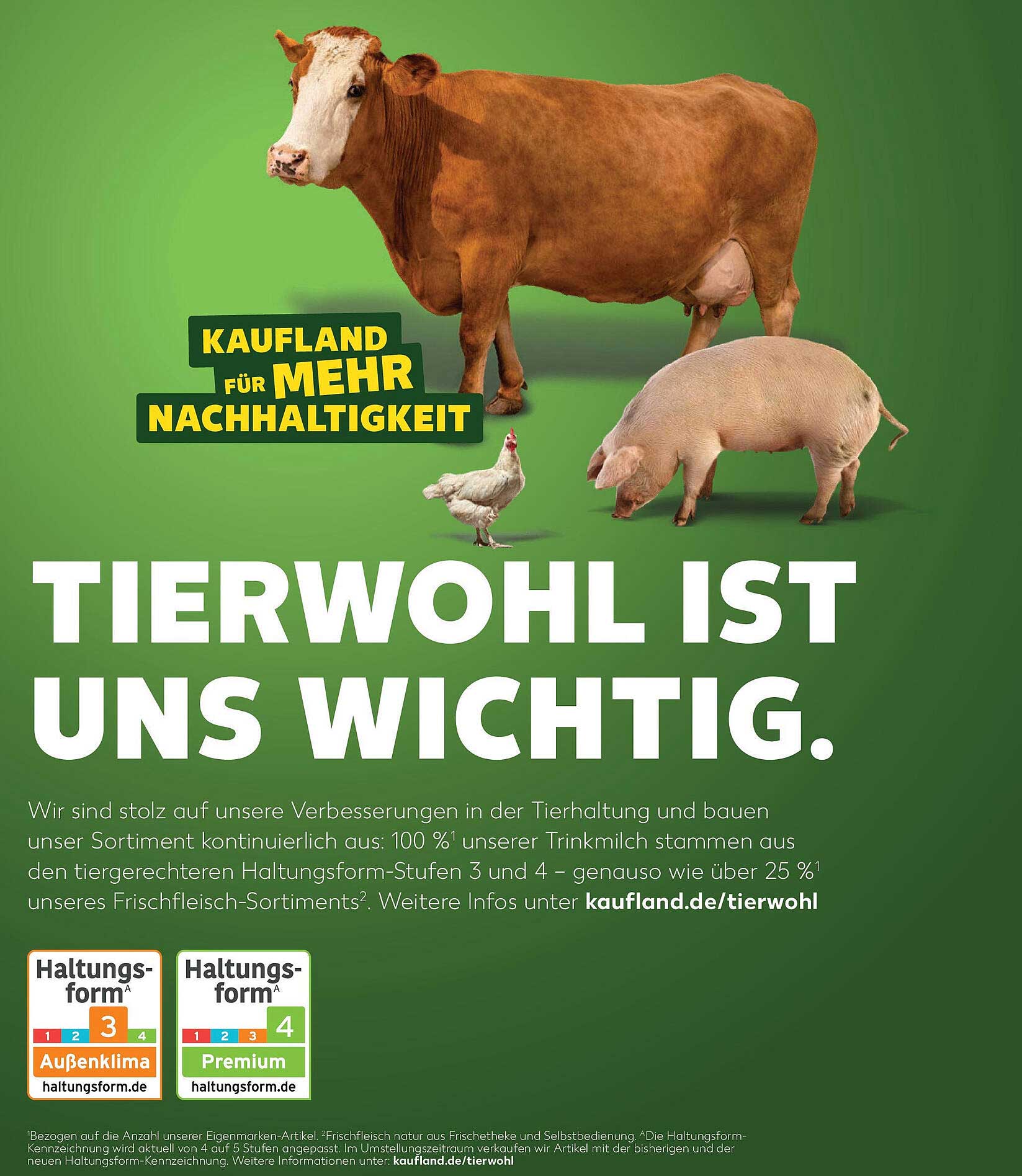 Tierwohl Ist Uns Wichtig. Angebot bei Kaufland - ProspektGuru.de