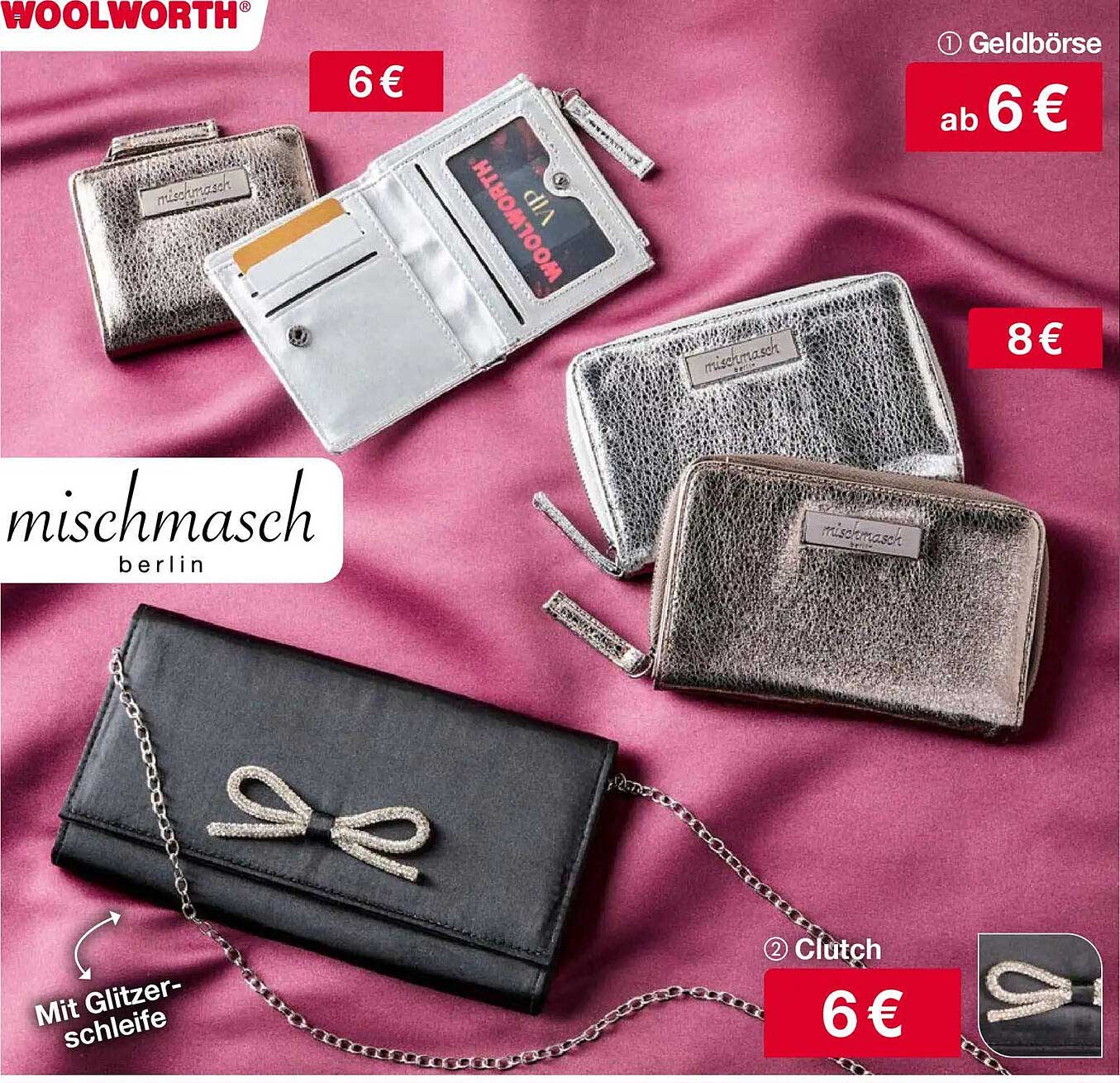 Mischmasch Geldbörse Und Clutch Für Stylische Aufbewahrung Angebot bei ...