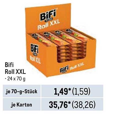 Bifi Roll Xxl Angebot bei METRO - ProspektGuru.de