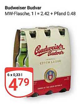 Budweiser Budvar Angebot bei Globus
