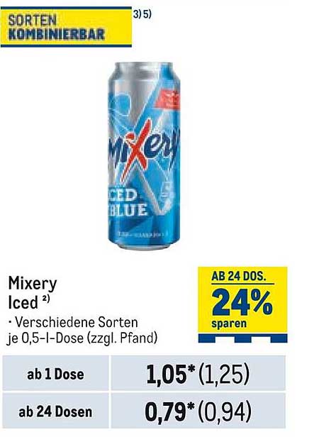 Mixery Iced Blue Angebot bei METRO