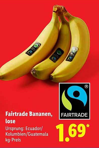 Fairtrade Bananen, Lose Angebot bei Lidl - ProspektGuru.de