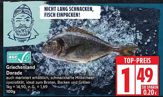 Griechenland Dorade Angebot bei Edeka - ProspektGuru.de