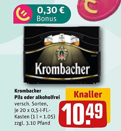 Wunderschöne Rewe Krombacher Angebot Aktuell Bild