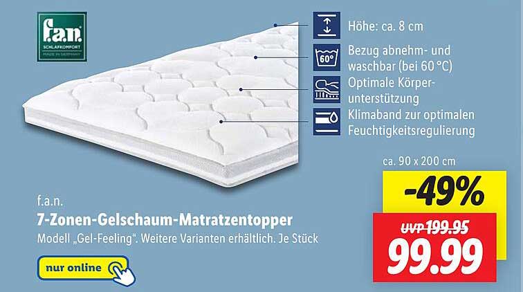 Schãƒâne Matratzentopper 140x200 Lidl Fotos