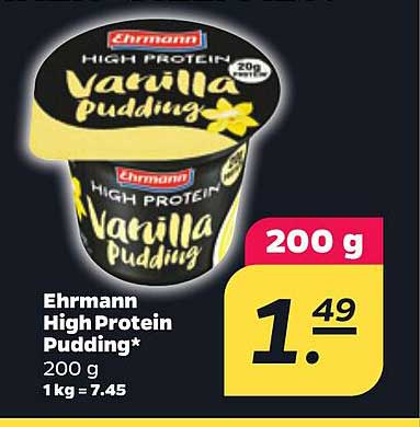Ehrmann High Protein Vanilla Pudding Angebot bei NETTO