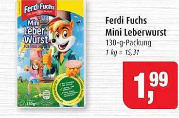 Ferdi Fuchs Mini Leberwurst Angebot bei Markant