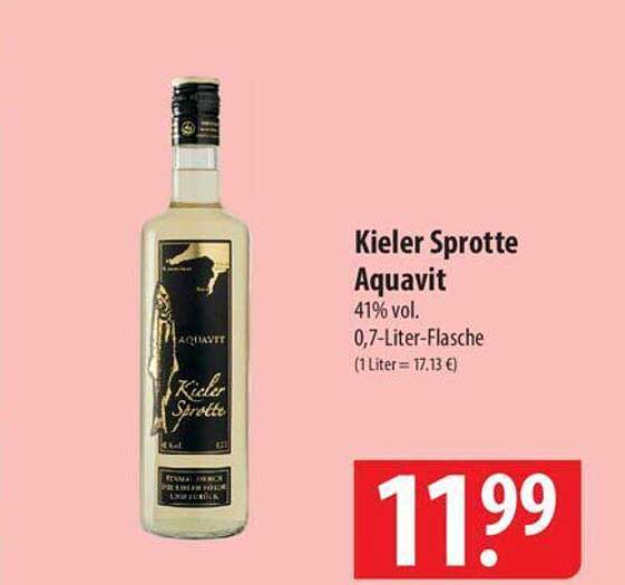 Kieler Sprotte Aquavit Angebot bei Famila Nord Ost