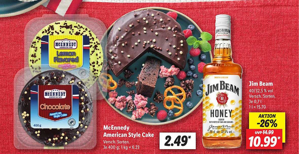 Mcennedy American Style Cake Angebot bei Lidl