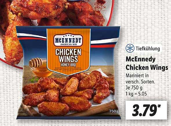 Mcennedy Chicken Wings Angebot bei Lidl
