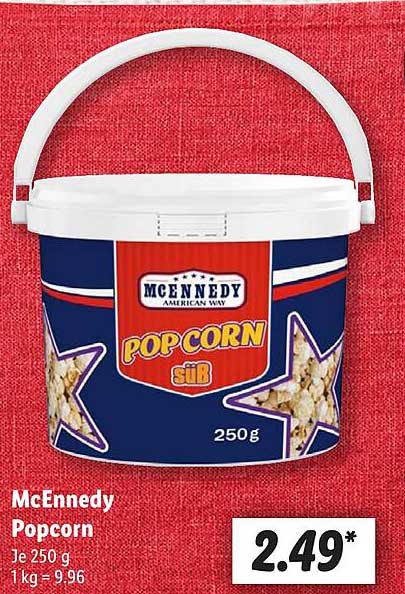 Mcennedy Popcorn Angebot bei Lidl