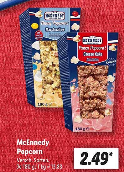 Mcennedy Popcorn Angebot bei Lidl