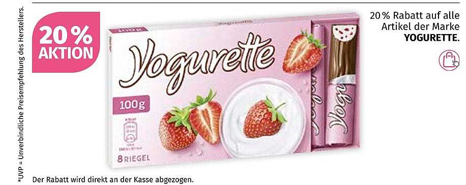 Yogurette Angebot bei Müller