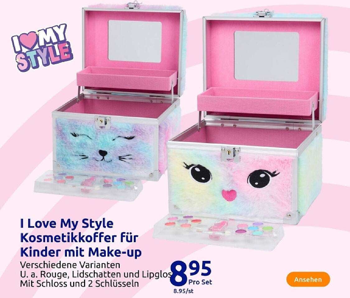 I Love My Style Kosmetikkoffer Für Kinder Mit Make-Up Angebot bei ...