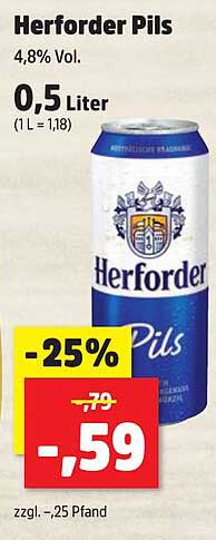 Herforder Pils Angebot bei Thomas Philipps