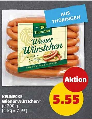 Keunecke Wiener Würstchen* Angebot bei Penny - ProspektGuru.de