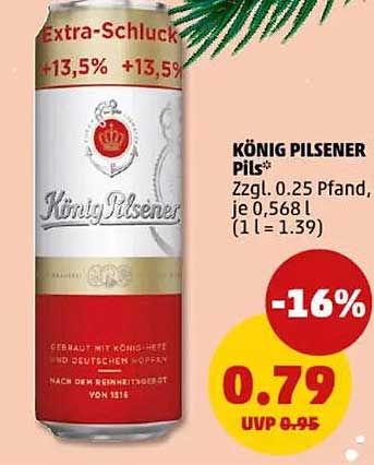 König Pilsener Pils* Angebot bei Penny