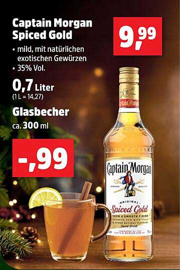 Captain Morgan Spiced Gold - 0,7 Liter Angebot bei Thomas Philipps ...