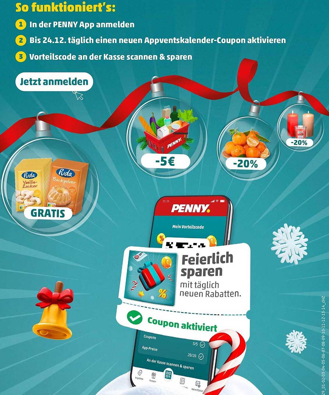Penny App Adventskalender - Tägliche Rabatte Und Angebote! Angebot bei ...