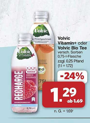Volvic Angebote – Jetzt bis zu 70 % Rabatt!