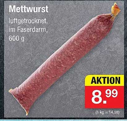 Mettwurst Angebot bei Zimmermann - ProspektGuru.de