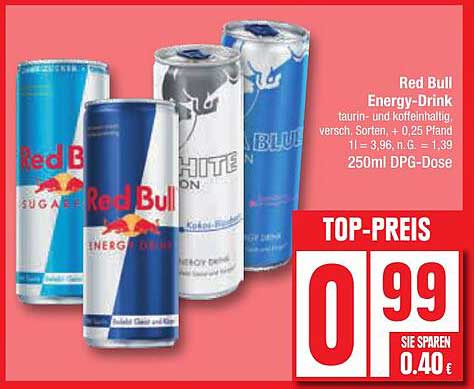 Red Bull Energy-Drink Angebot bei Edeka