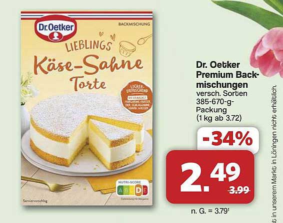Kse Sahne Torte Dr Oetker