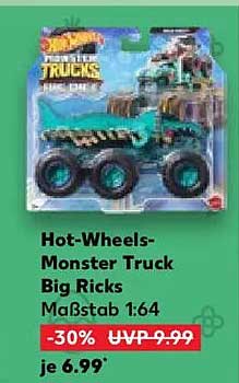 Hot-Wheels-Monster Truck Big Ricks Maßstab 1:64 Angebot bei Kaufland ...