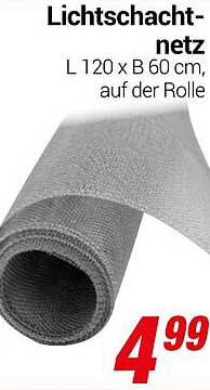 Lichtschacht-Netz L 120 X B 60 Cm, Auf Der Rolle Angebot bei CENTERSHOP ...