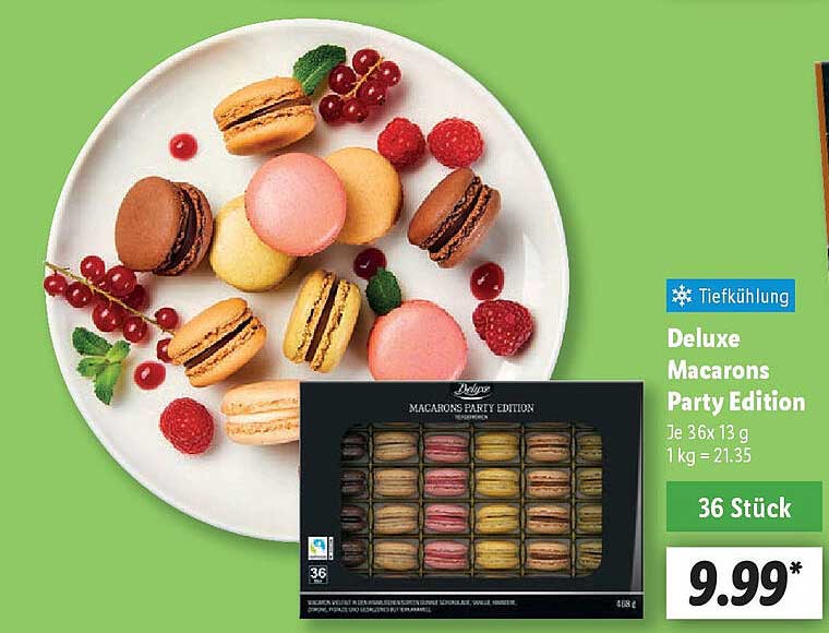 Deluxe Macarons Party Edition Angebot bei Lidl
