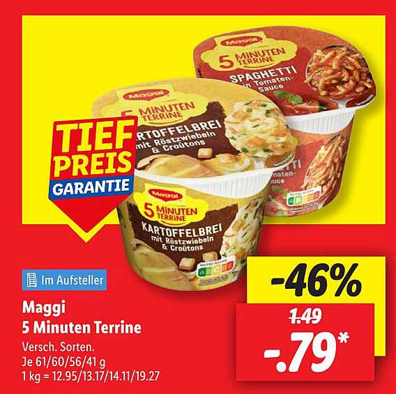 Maggi 5 Minuten Terrine Angebot bei Lidl