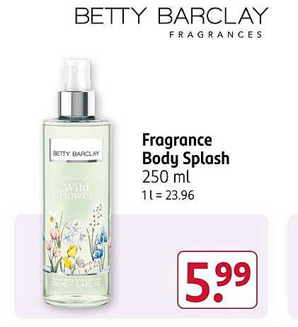 Betty Barclay Fragrance Body Splash 250 Ml Angebot bei Rossmann ...
