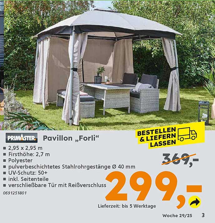 Globus Baumarkt Pavillon