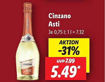 Asti Cinzano Angebot