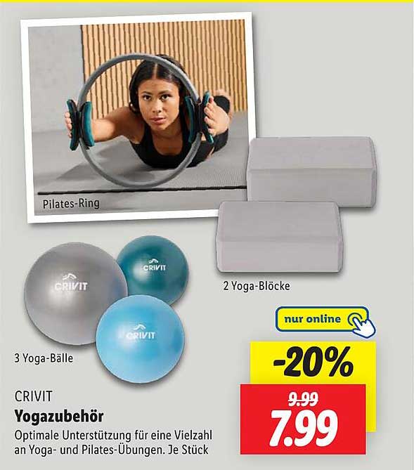 Crivit Yogazubehör Angebot bei Lidl - ProspektGuru.de