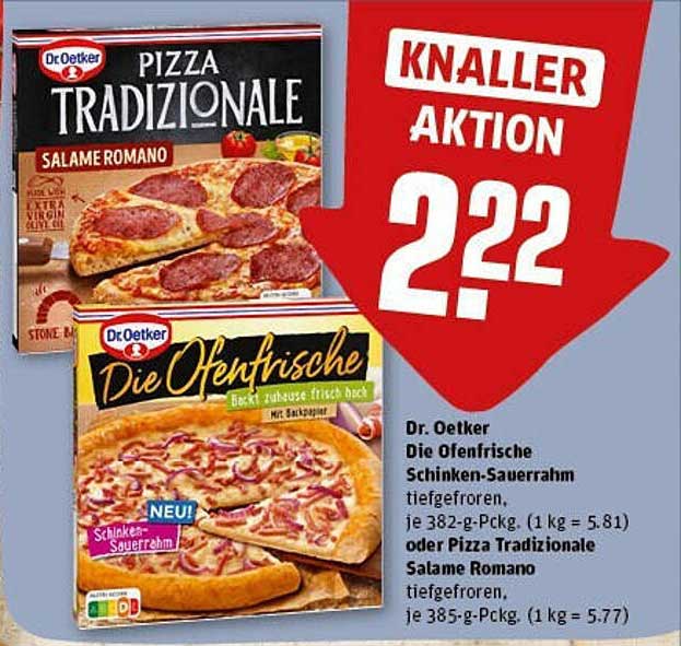 Dr. Oetker Die Ofenfrische Schinken-Sauerrahm Angebot bei REWE