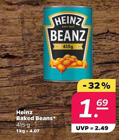 Heinz Baked Beans Angebot bei NETTO