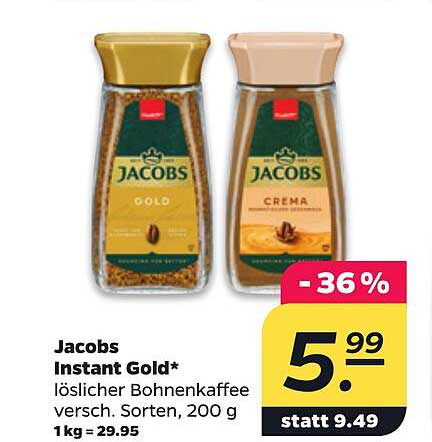Jacobs Instant Gold* Angebot bei NETTO