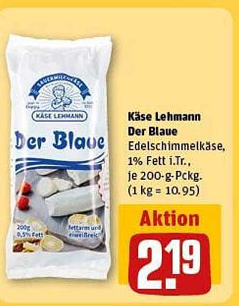 Käse Lehmann Der Blaue Angebot bei REWE